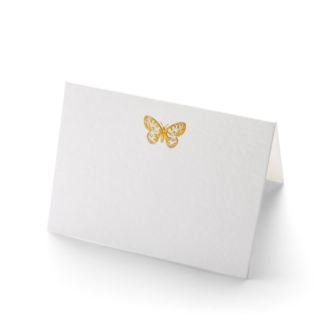 Folded Place Cards | Butterfly - Etsy