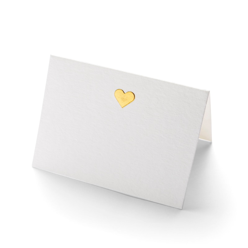 Heart Place Card - Etsy