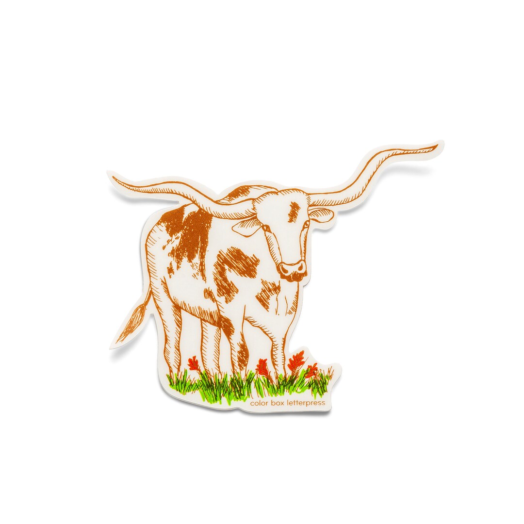 Longhorn | Sticker - Etsy