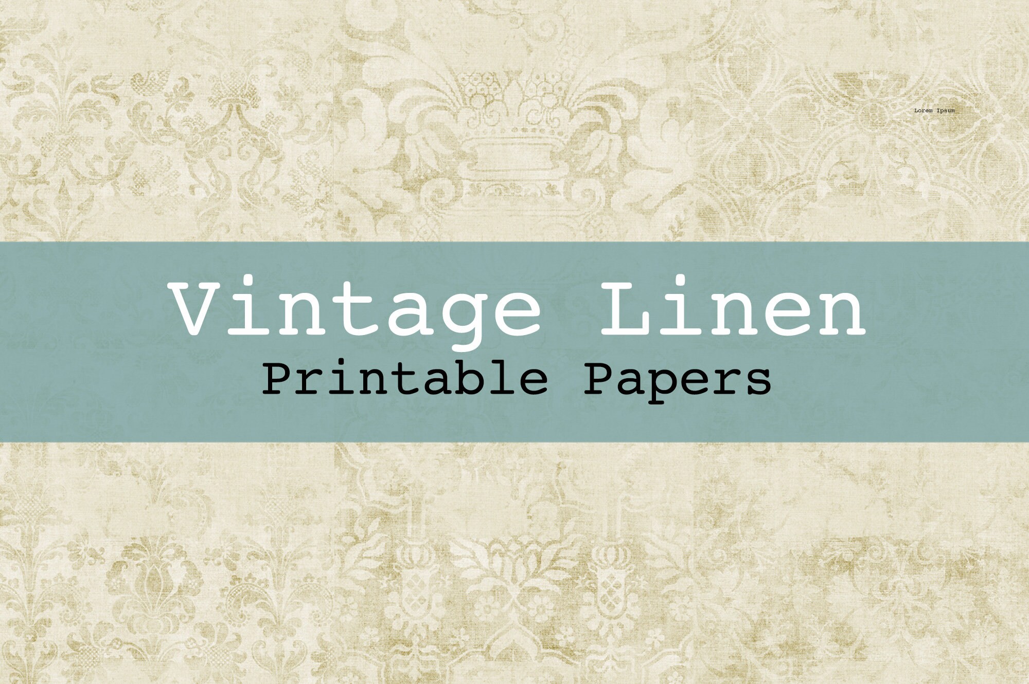 Vintage Linen 1 Printable Digital Background and Journal Papers Junk ...