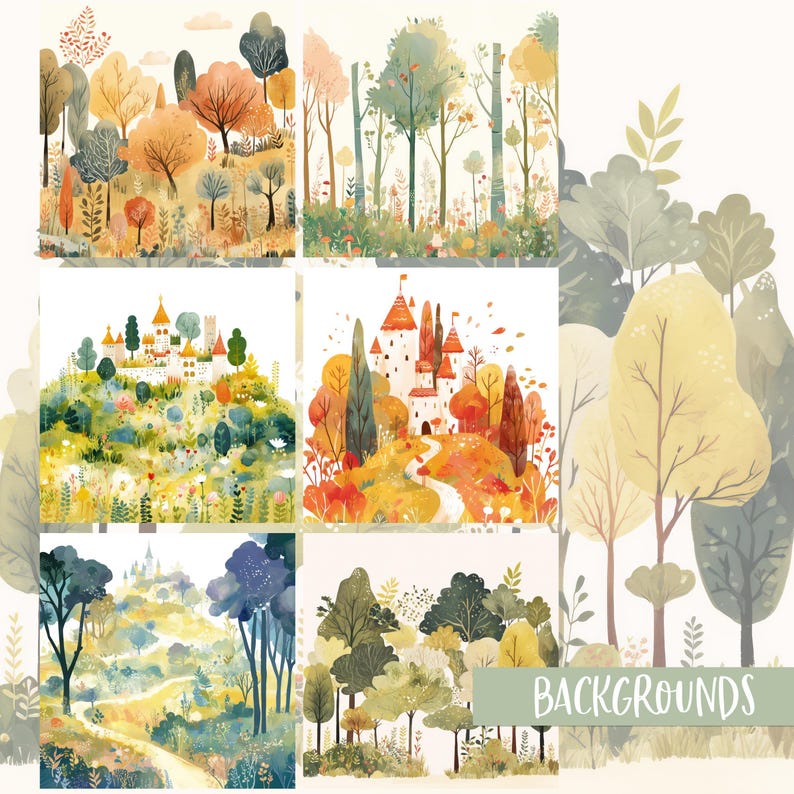 Fairy Tale Clip Art Collection for Personal or Commercial Use - Etsy