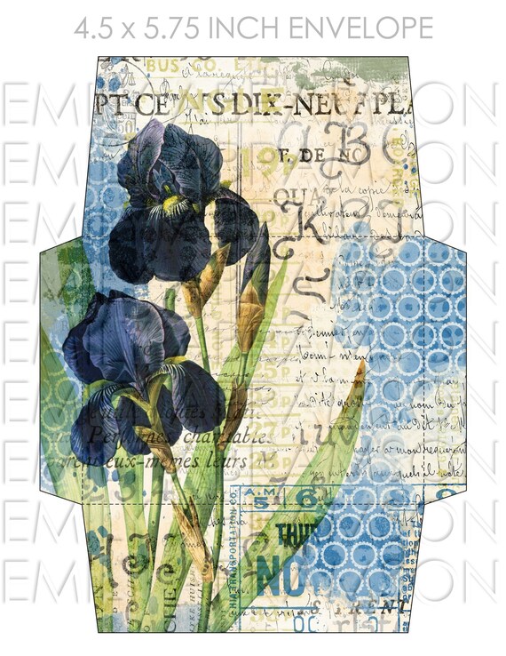 Printable Envelope Collage Sheet No. 13 - Etsy