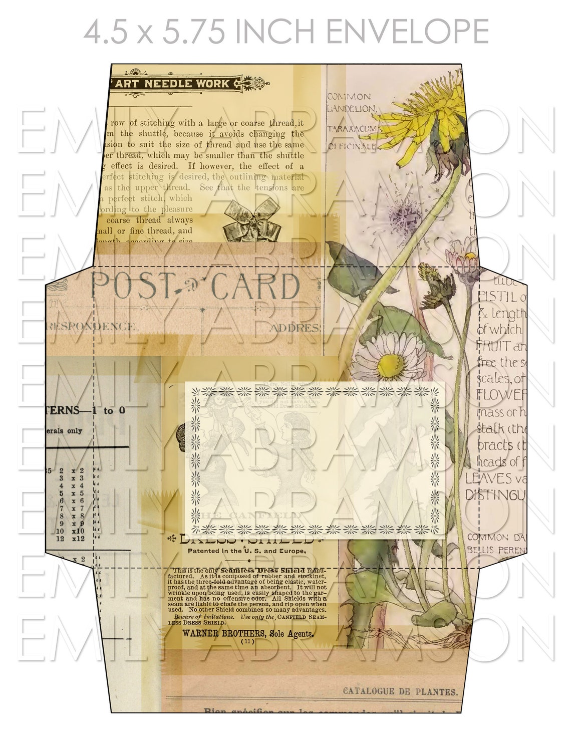 Printable Envelope Collage Sheet No. 30 - Etsy