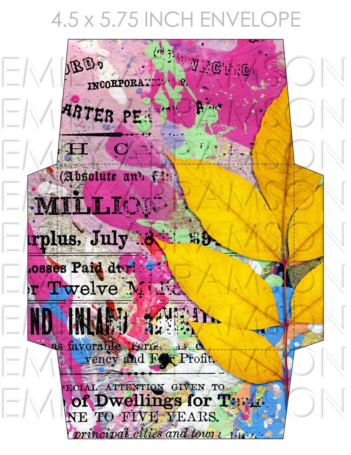 Printable Envelope Collage Sheet No. 4 - Etsy