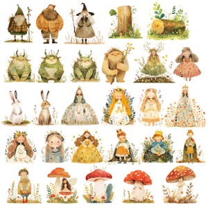 Fairy Tale Clip Art Collection for Personal or Commercial Use - Etsy