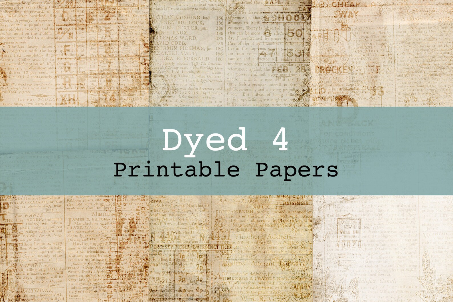 Dyed Printable Digital Background and Journal Papers No. 4 - Etsy