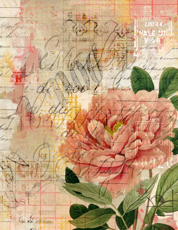 Digital Collage Sheet Printable No. 274 | Etsy