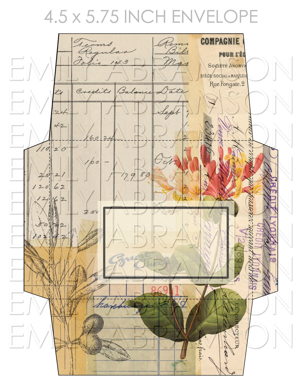 Printable Envelope Collage Sheet No. 34 - Etsy