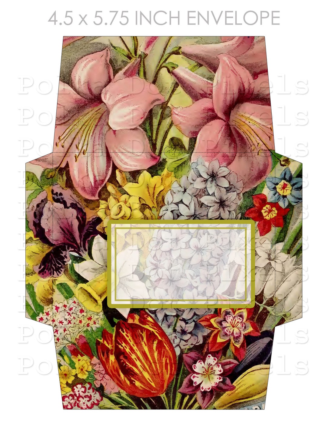 Printable Envelope Collage Sheet No. 56 - Etsy