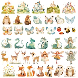 Fairy Tale Clip Art Collection for Personal or Commercial Use - Etsy