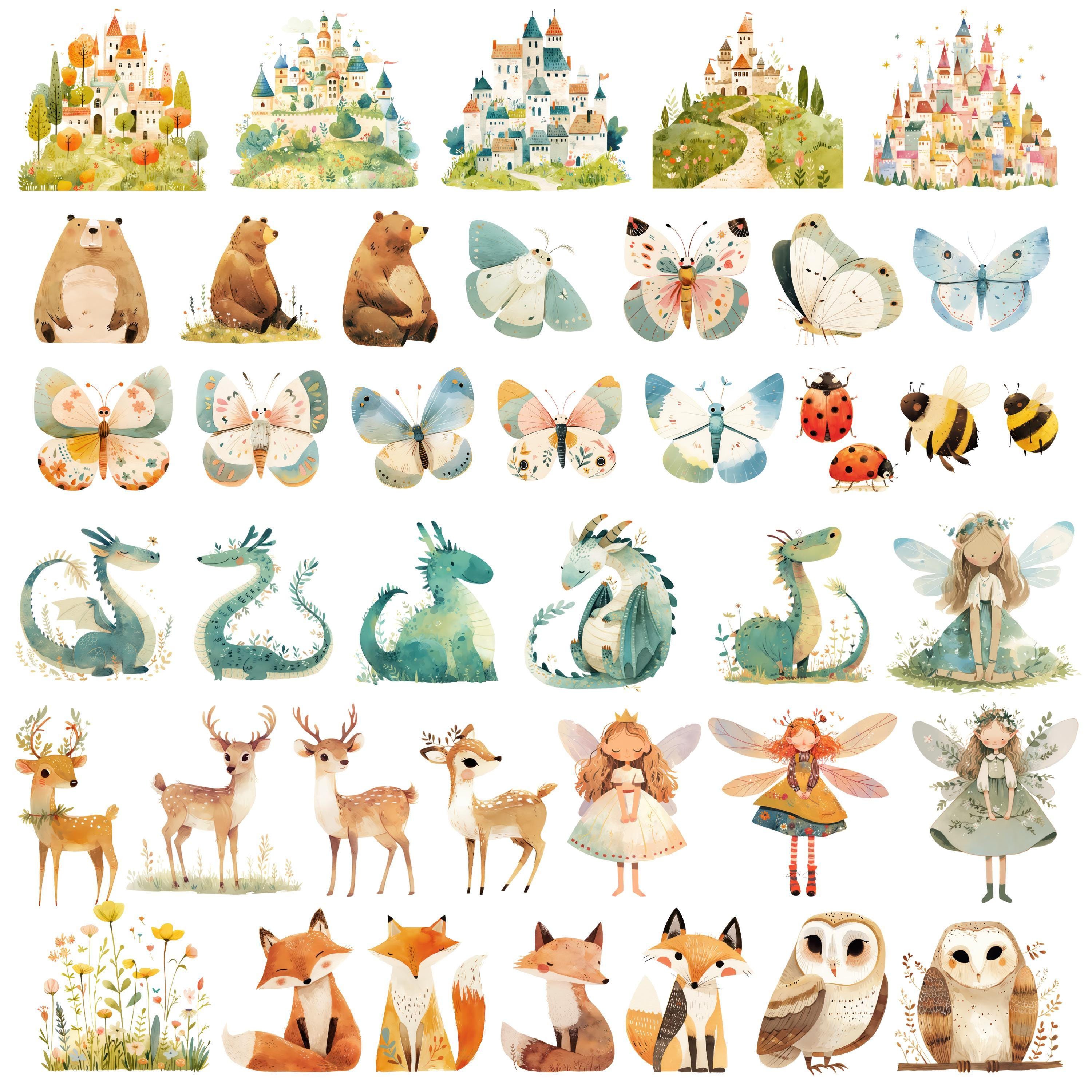 Fairy Tale Clip Art Collection for Personal or Commercial Use - Etsy