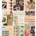 Collage Fodder 2 Printable Digital Background and Journal Papers Junk ...