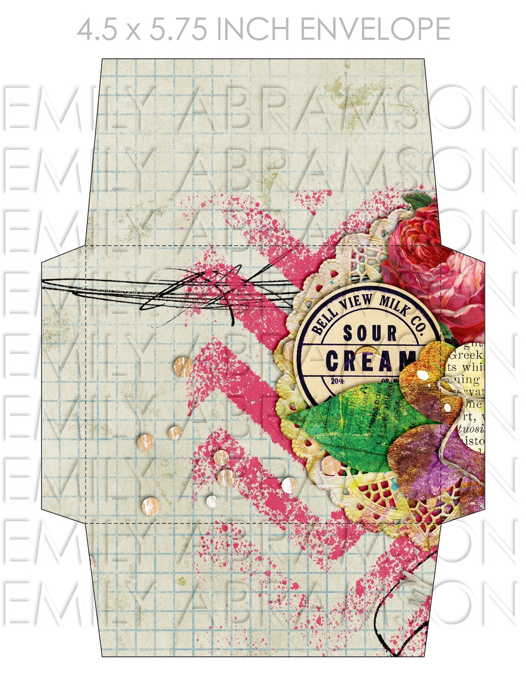 Printable Envelope Collage Sheet No. 6 - Etsy