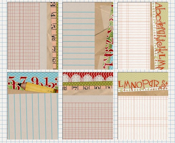 Stacked Project Life Journaling Tags for Junk Journaling - Etsy