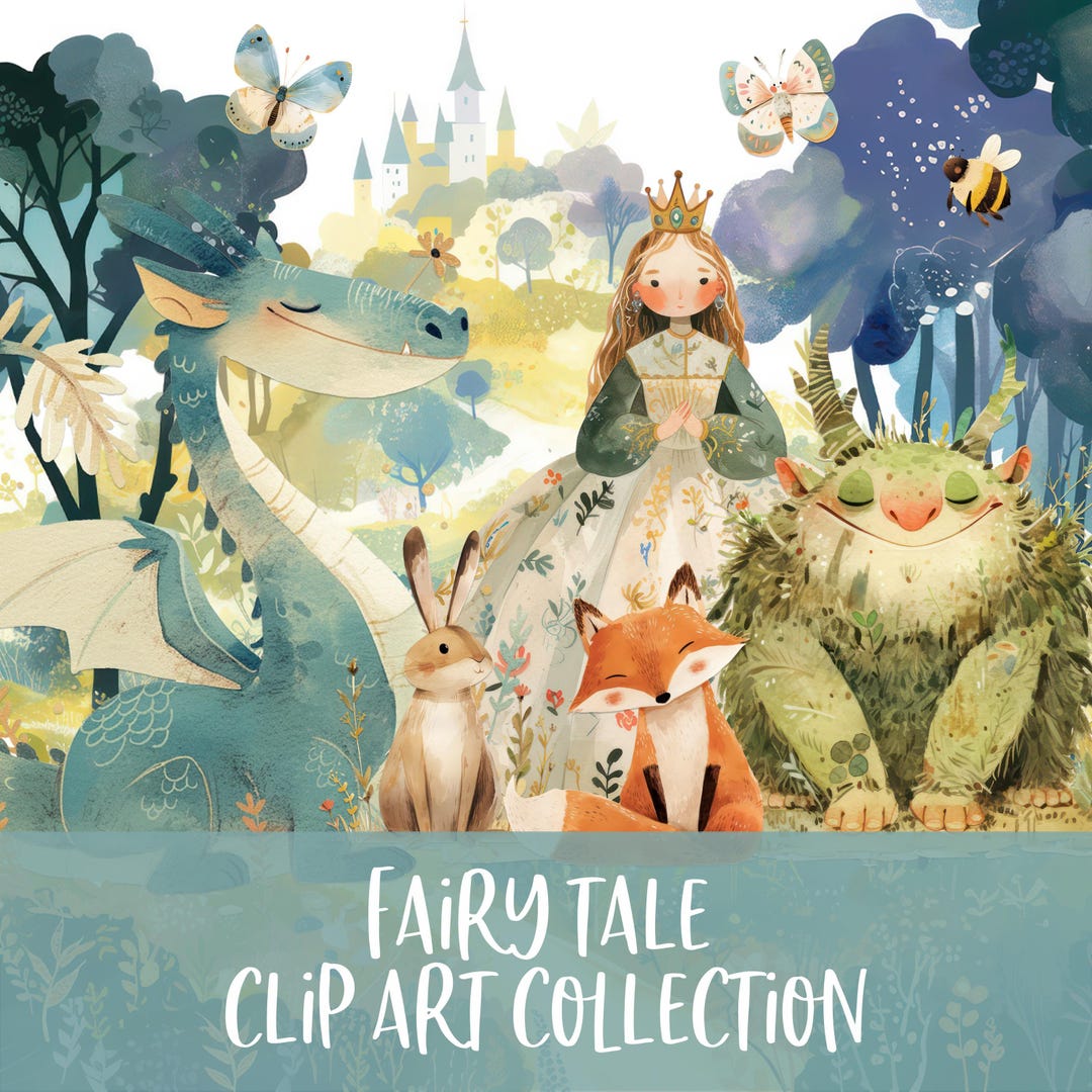 Fairy Tale Clip Art Collection for Personal or Commercial Use - Etsy