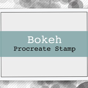 Procreate Brush Round Bokeh Scatter Brush for Ipad Pro - Etsy