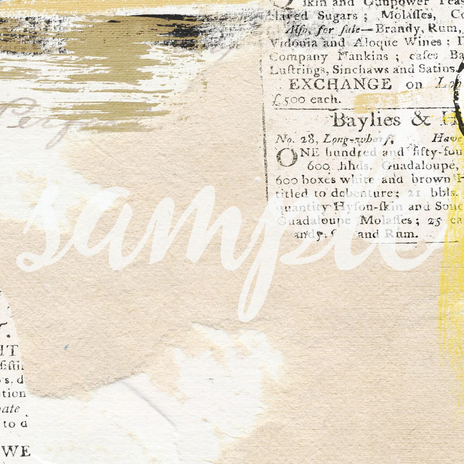 Mixed up Printable Digital Background and Journal Papers No. 1 Junk ...