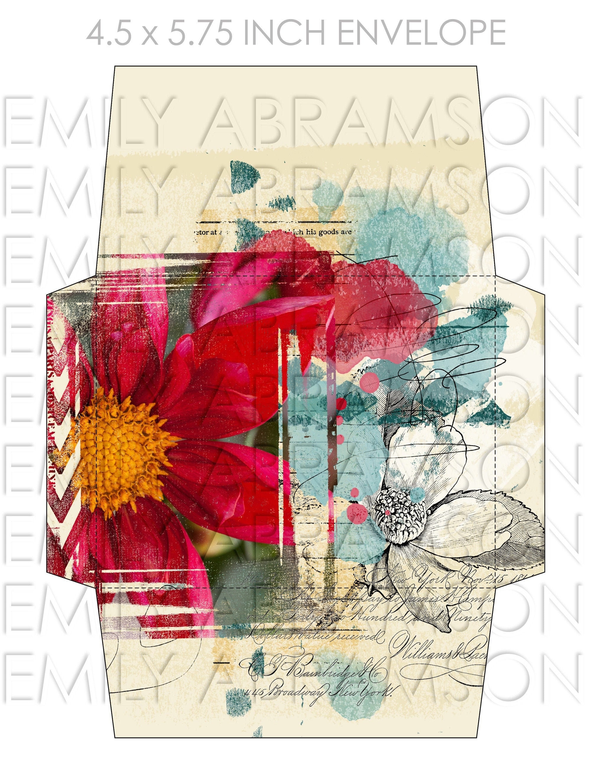 Printable Envelope Collage Sheet No. 9 - Etsy