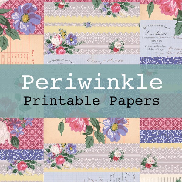 Periwinkle Wallpaper - Etsy