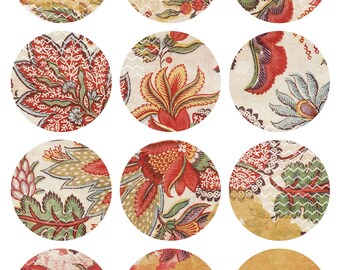 Printable Circle Stickers Collage Sheet No. 12 | Etsy