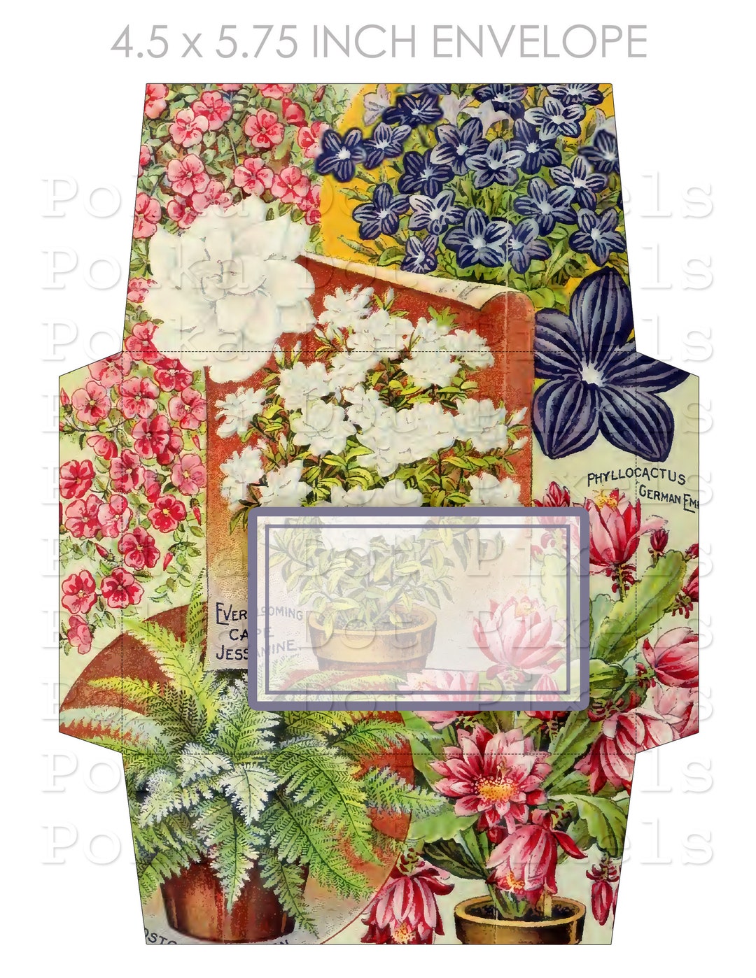 Printable Envelope Collage Sheet No. 54 - Etsy