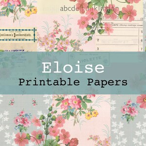 Eloise Wallpaper Collage Printable Digital Background and Journal ...