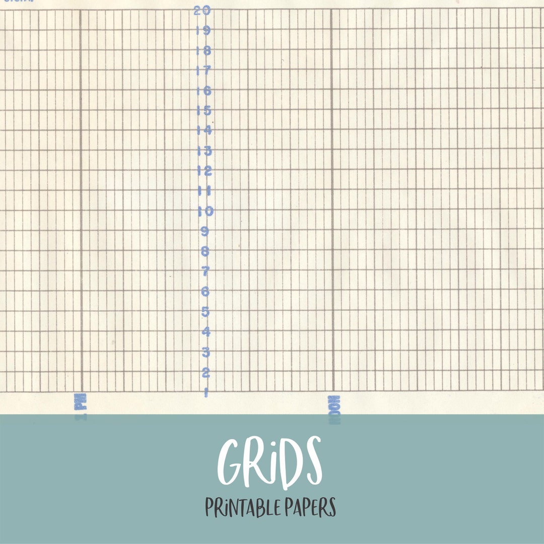 Grids Digital Junk Journal Printable Pages Paper Pack Junk Journal Kit ...