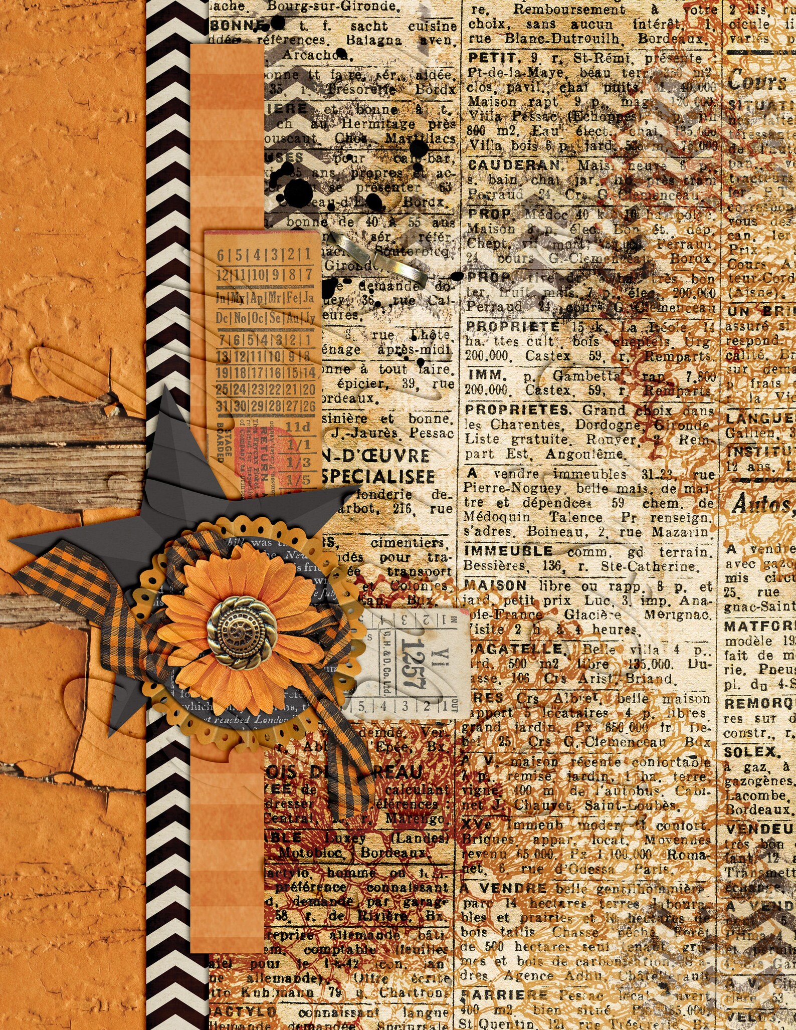Digital Collage Sheet Printable No. 284 for Junk Journals and - Etsy