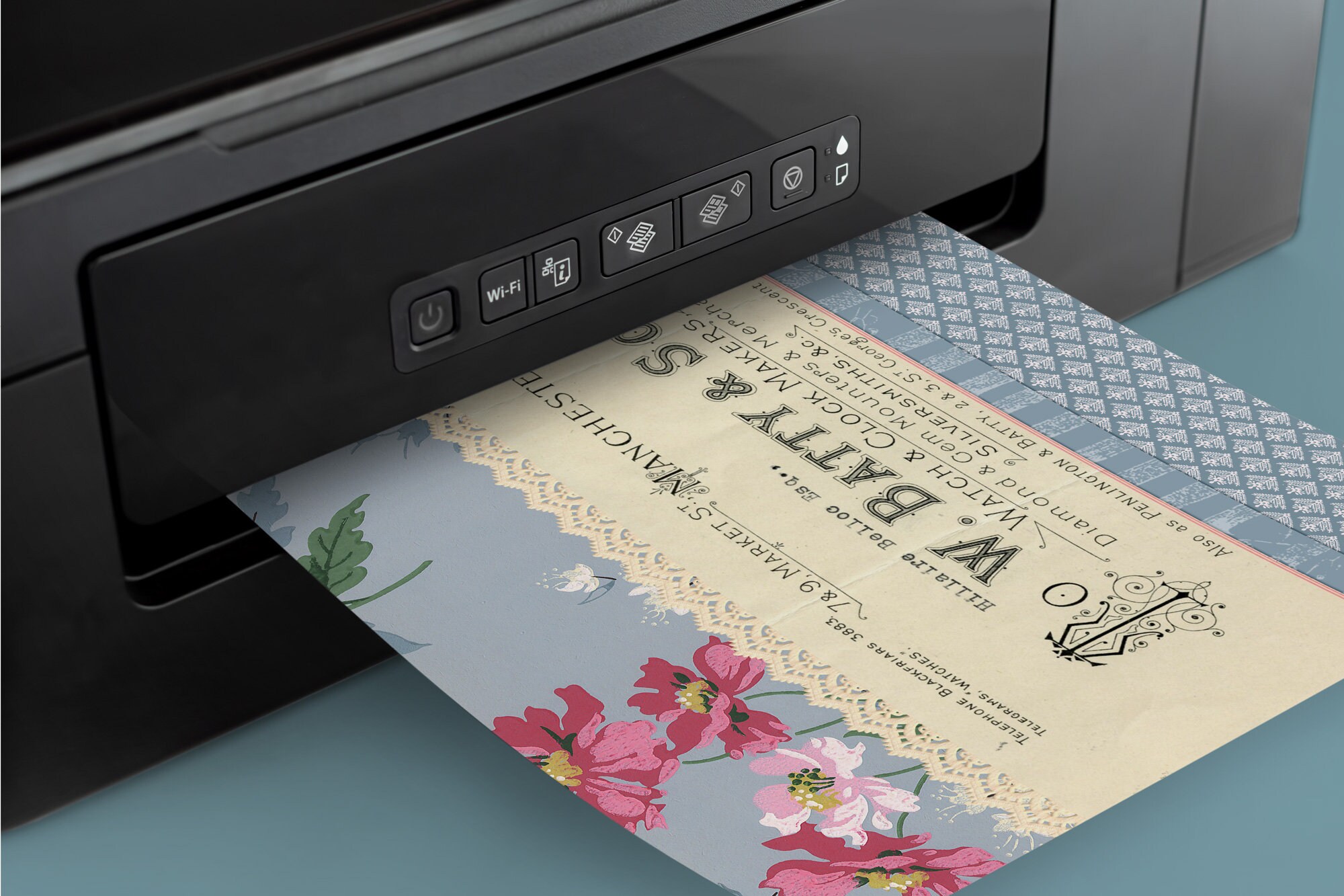 Shabby Receipt Collage Printable Digital Background and - Etsy