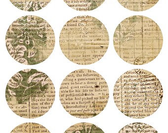 Printable Circle Stickers Collage Sheet No. 12 | Etsy