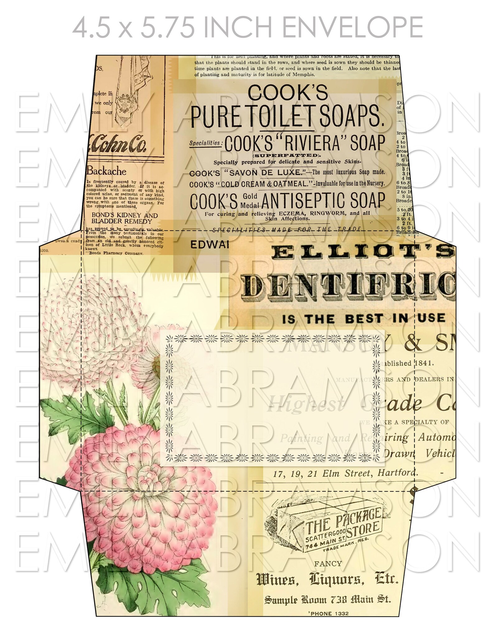 Printable Envelope Collage Sheet No. 31 - Etsy