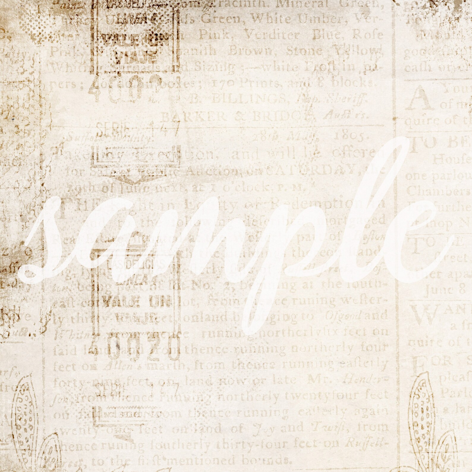 Dyed Printable Digital Background and Journal Papers No. 4 | Etsy