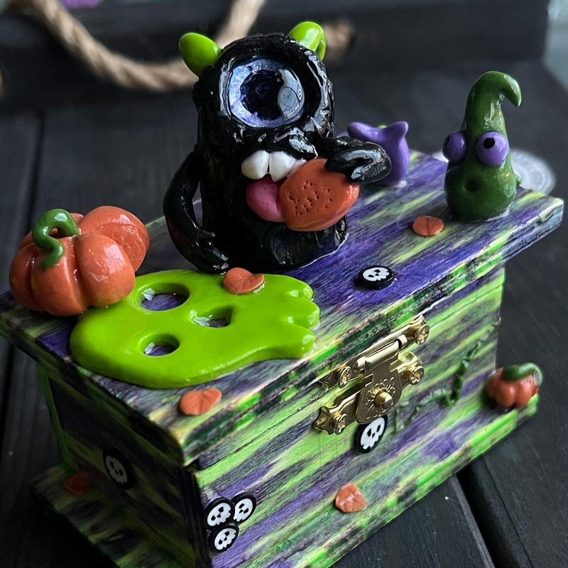 Clay Monster - Etsy