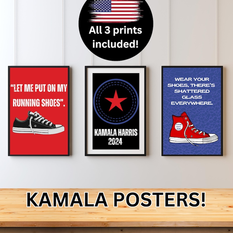 Kamala Harris Posters - Etsy