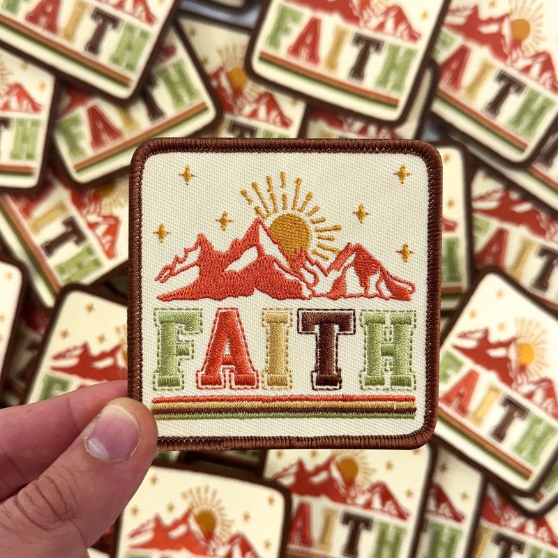 Brown Religious Patches - Etsy