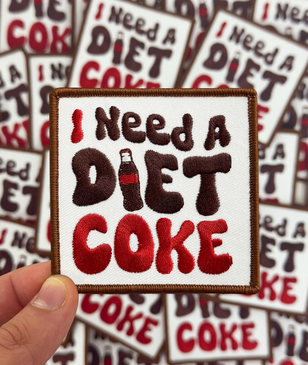 I Need a Coke Embroidered Patch, Coke Patch Iron On, Funny Patch, DIY ...