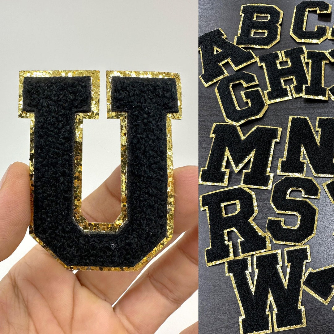 Chenille Letter Patch 2.5 Inch 7 Cm Patch, Iron on Varsity Letter Patch ...