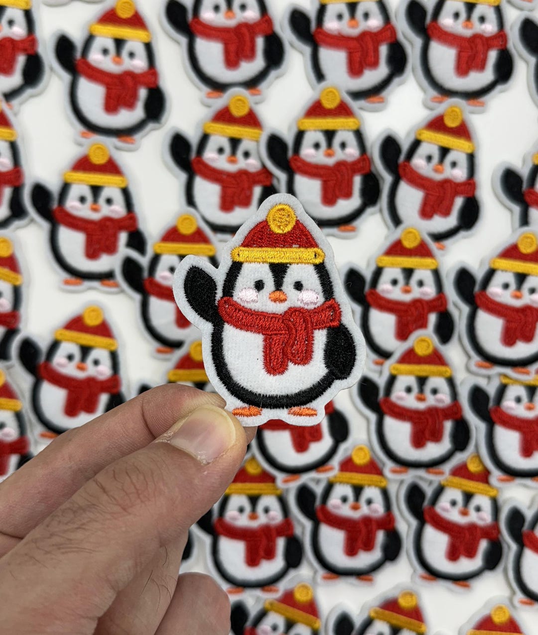 Penguin Iron on Patch, Christmas Theme Patches, Holiday Patch, Winter ...