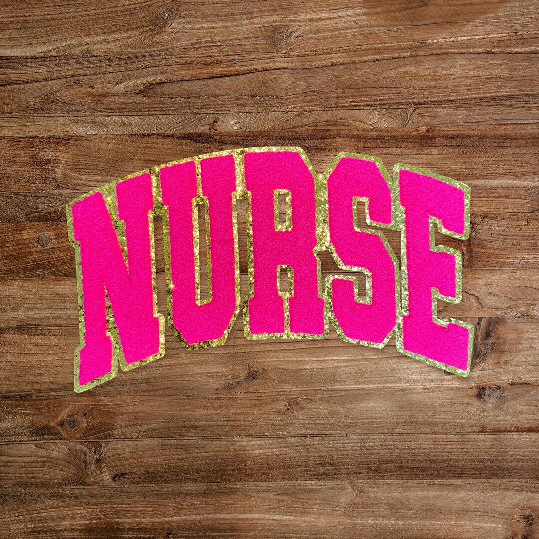 Nurse Patch, Nurse Iron on Patch, Nurse Chenille Patch, Gift for Nurse, Nursing Student Patches ...