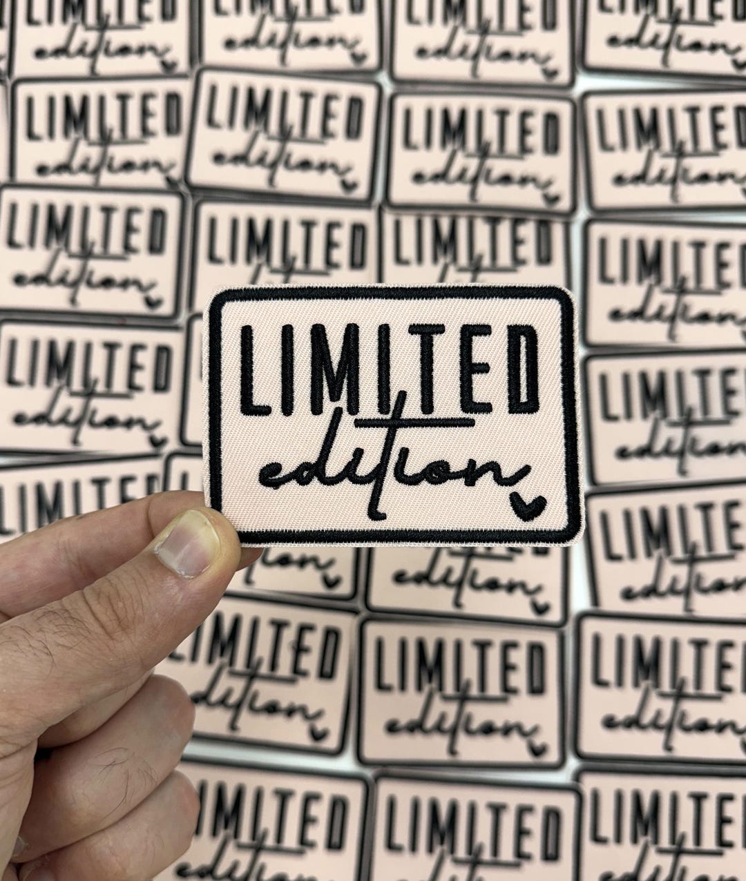 Limited Edition Patch, Iron on Patch, Embroidered Patch, Applique ...