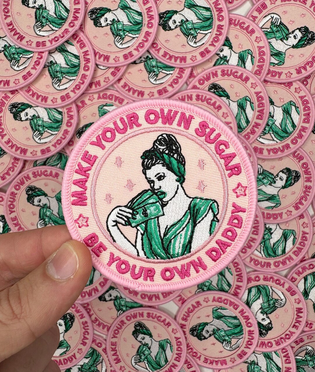 Make Your Own Sugar Be Your Own Daddy Embroidered Patch, Iron on ...