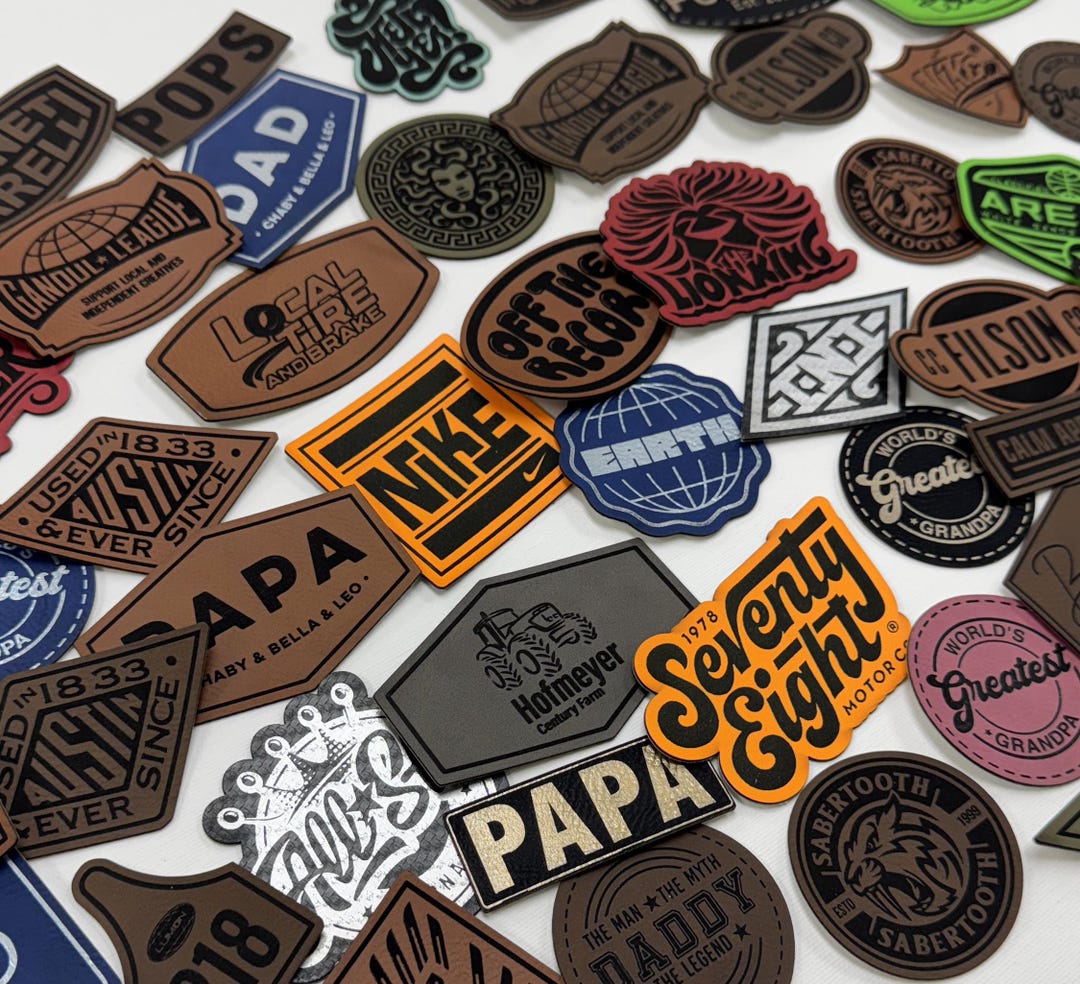 Custom Logo Patches, Laser Engraved Leather Patch, Business Logo Patch ...