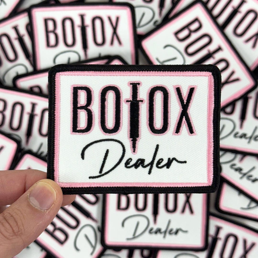 Botox Dealer Patch, Botox Nurse Patch, Botox Iron on Patch, Cosmetic ...