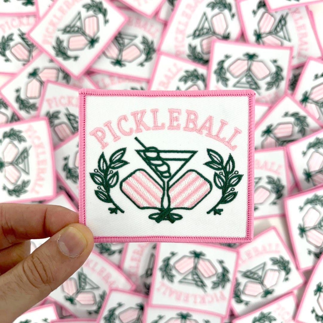 Pickleball Iron on Patch, Pickleball Patches, Iron On, DIY Patch ...