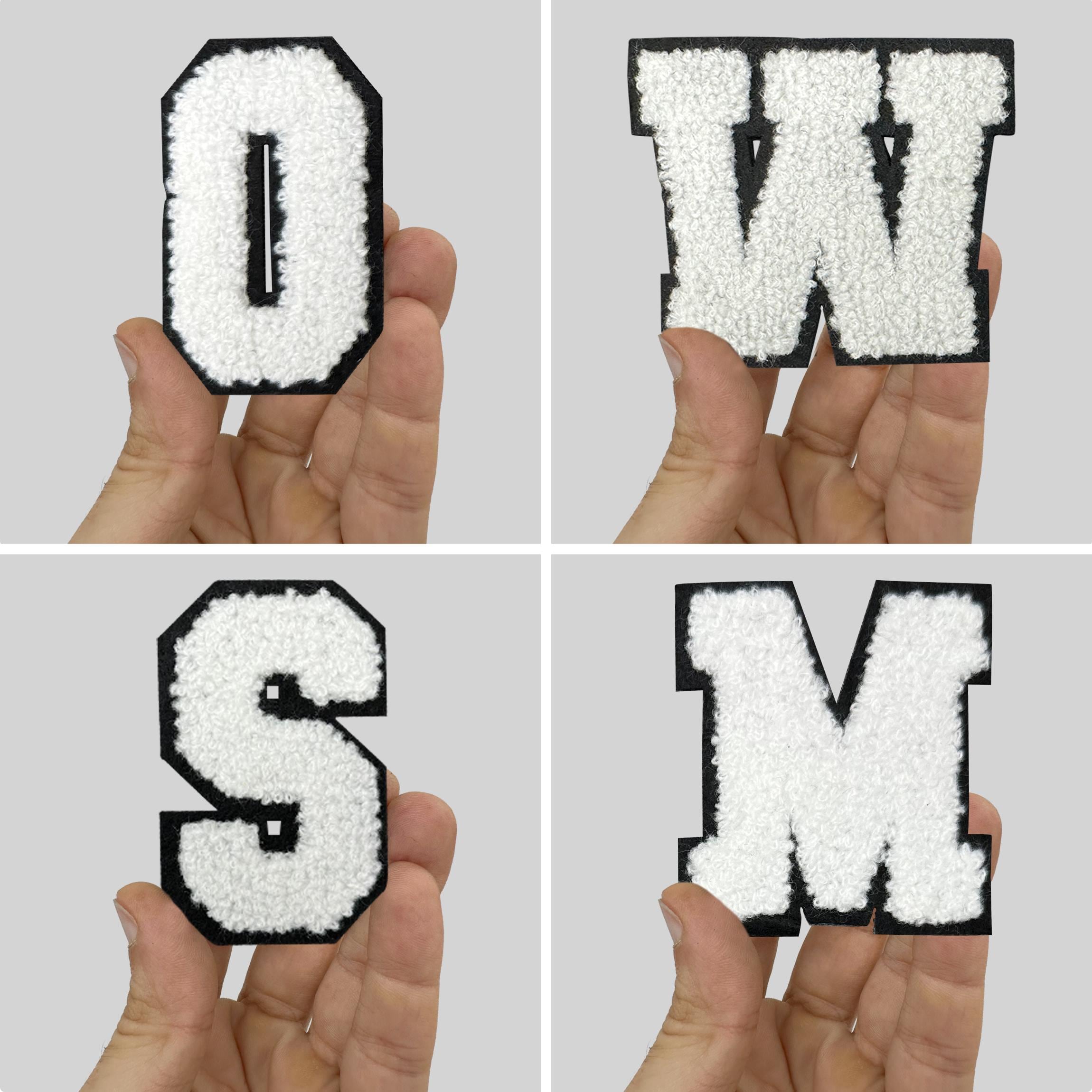 Iron on Chenille Letter Patch, Adhesive Letter Patch, Varsity Letter ...
