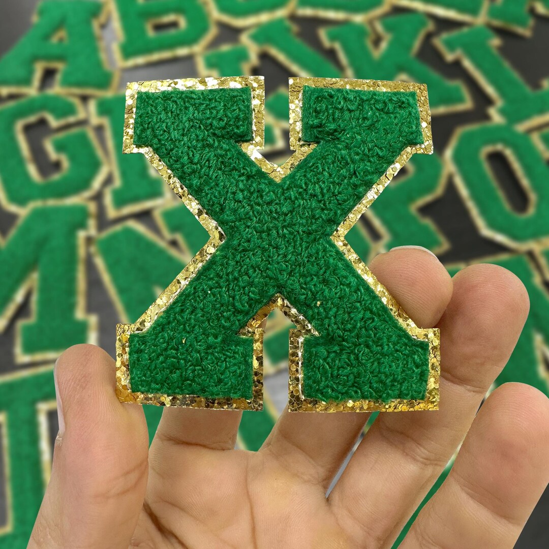 Chenille Letter Patch 2.5 Inch Patch, Iron on Varsity Letter Patch ...