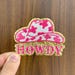 Howdy Patch Embroidered, Howdy Patch, DIY Patch, Pink Howdy Iron On ...
