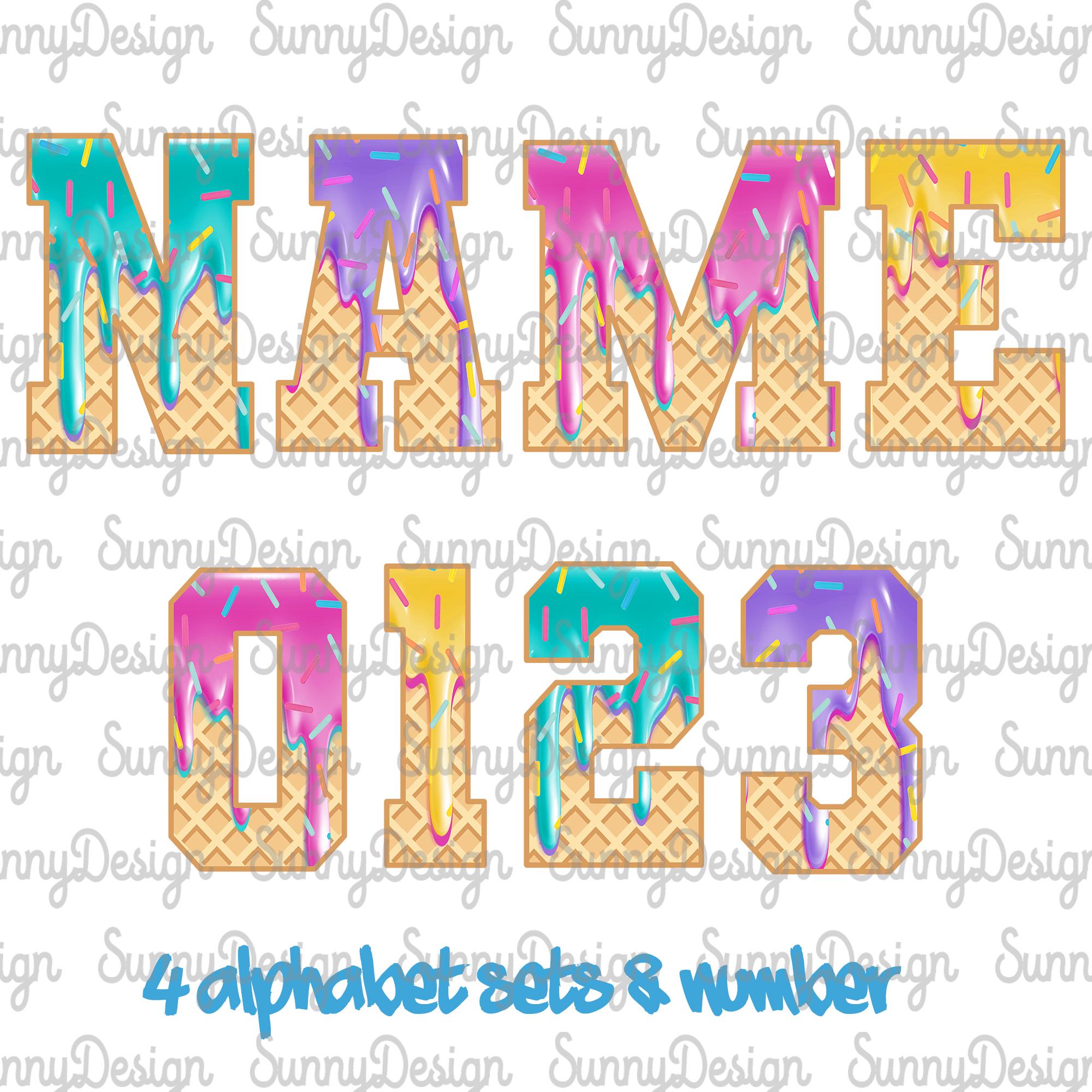Bundle Baseball Alphabet & Number Drip PNG, Sporty Letters Sublimation ...