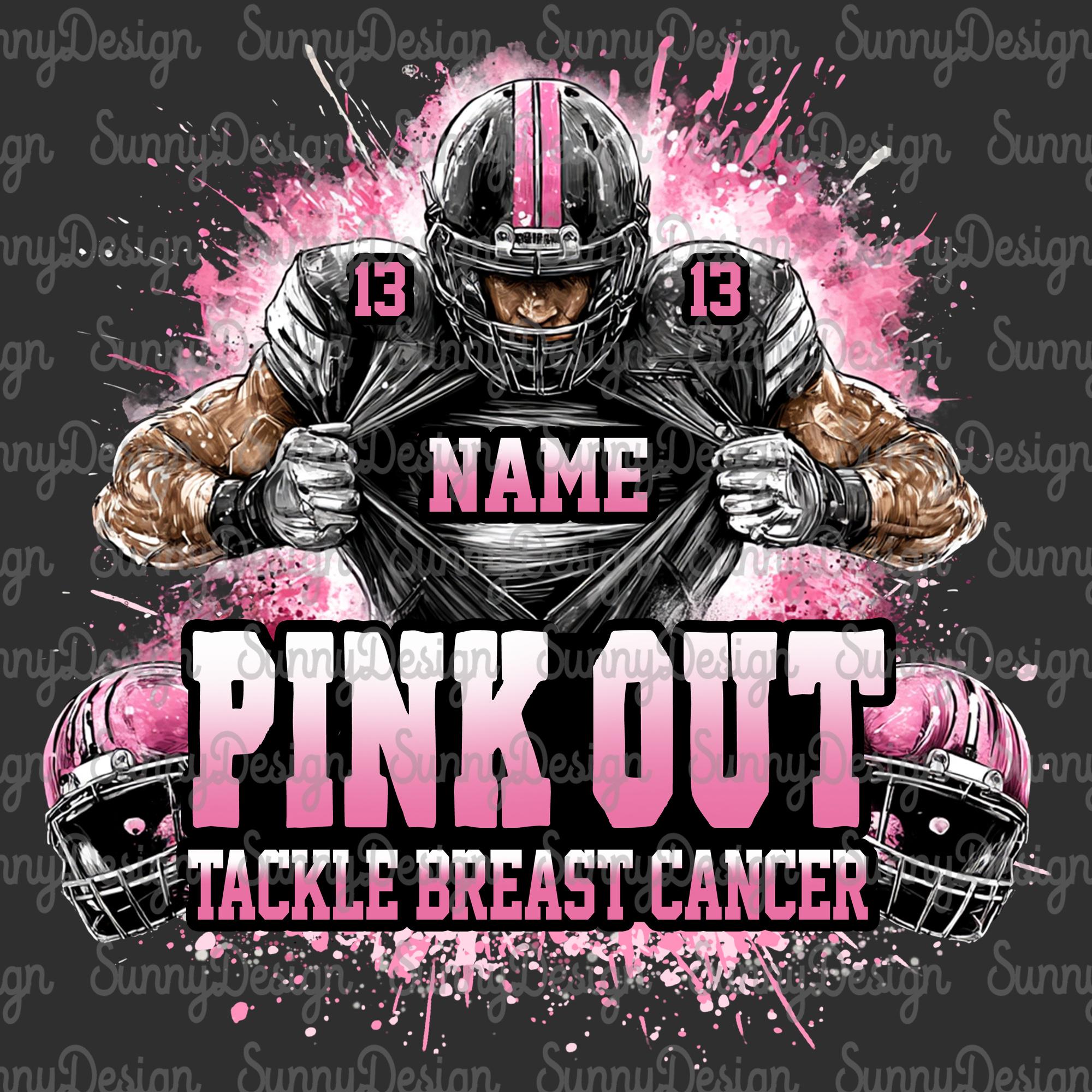 Custom Breast Cancer Football Png, Breast Cancer Awareness PNG, Game ...