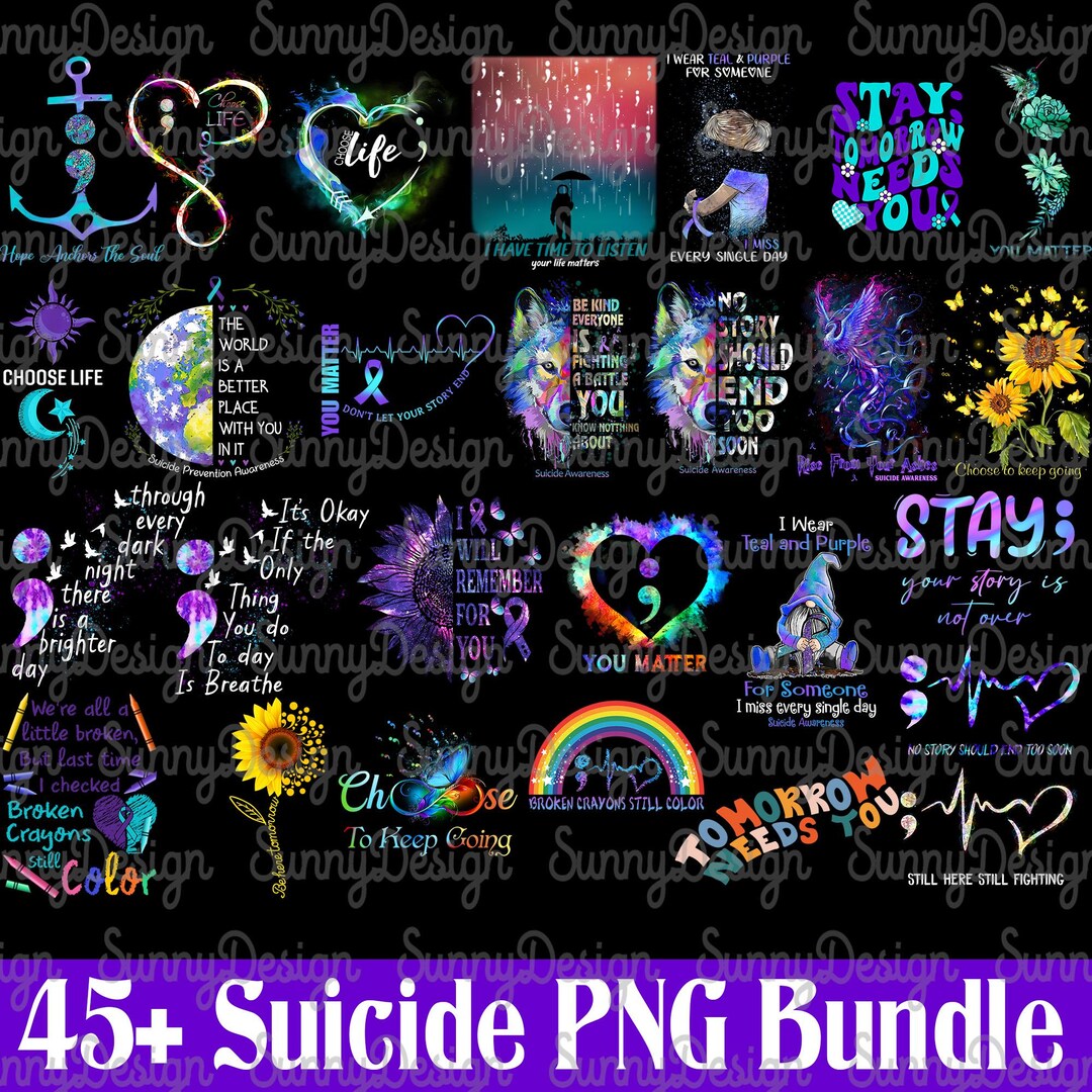 Bundle 45+ Suicide Awareness Png, Semicolon Suicidal Prevention Png ...